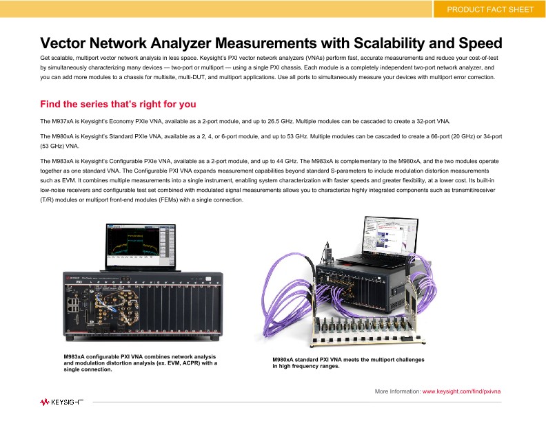 Multiport Measurements with Scalability and Speed PDF Asset Page | Keysight